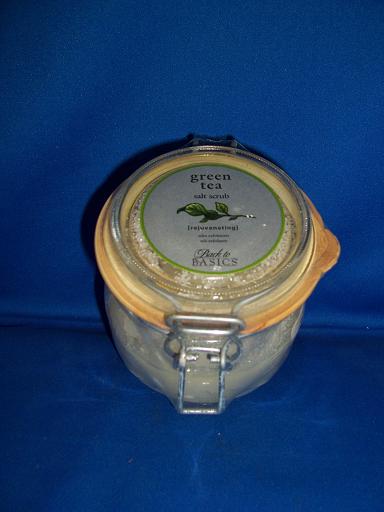 Back to Basics green Tea Salt Scrub 26.2oz Rejuvenating by Graham Webb ...